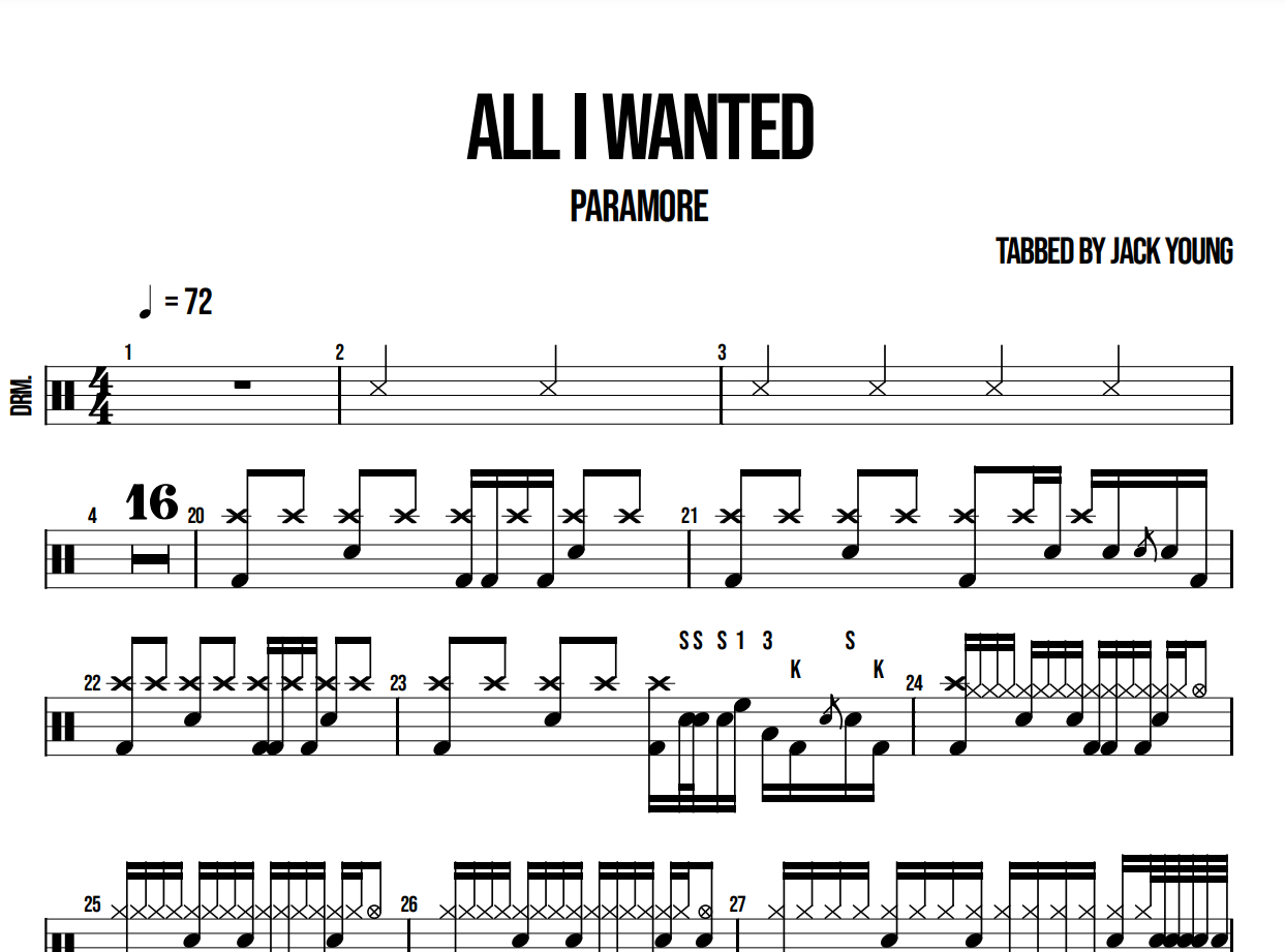 Paramore Collection – Jack Young Drums Teacher 🥁