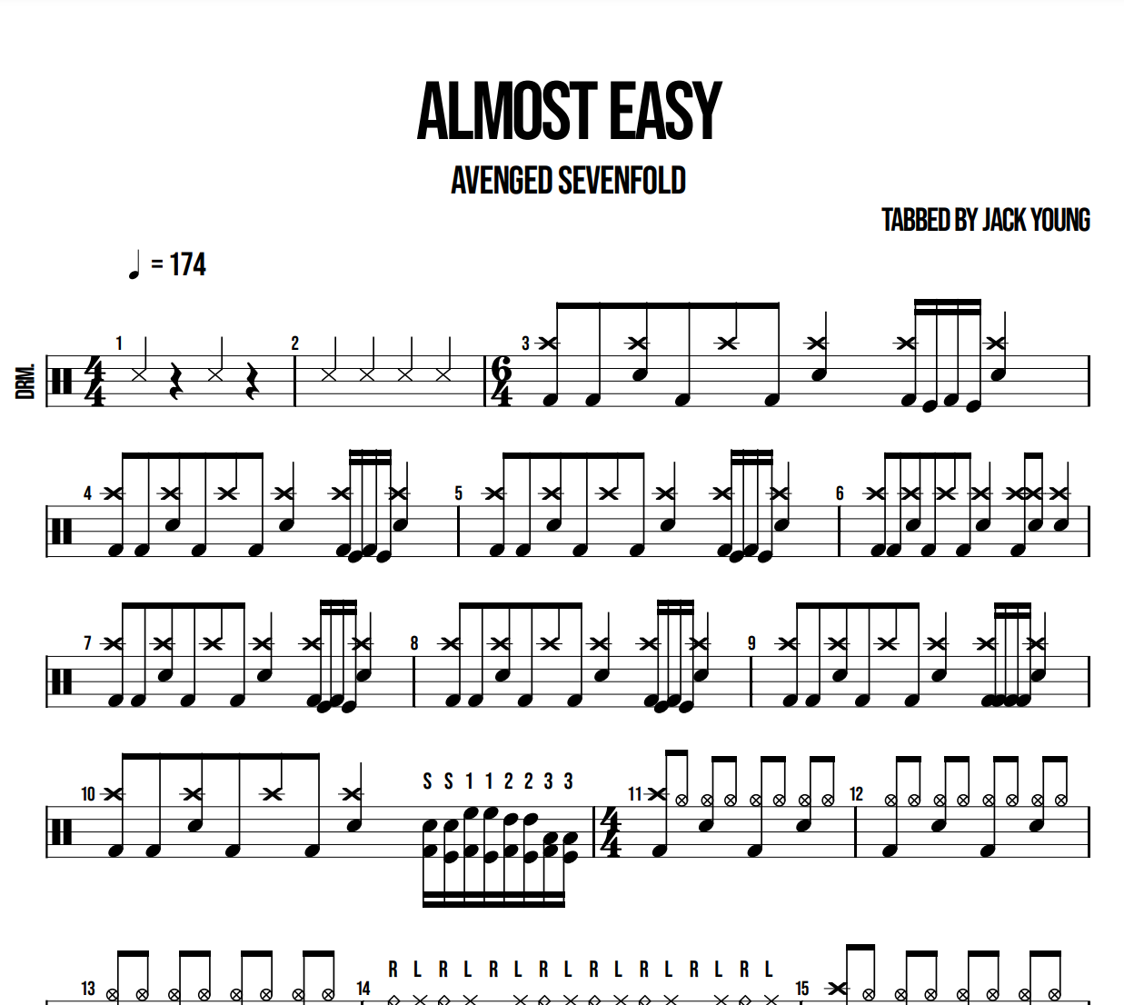 Almost Easy - Avenged Sevenfold – Jack Young Drums Teacher 🥁
