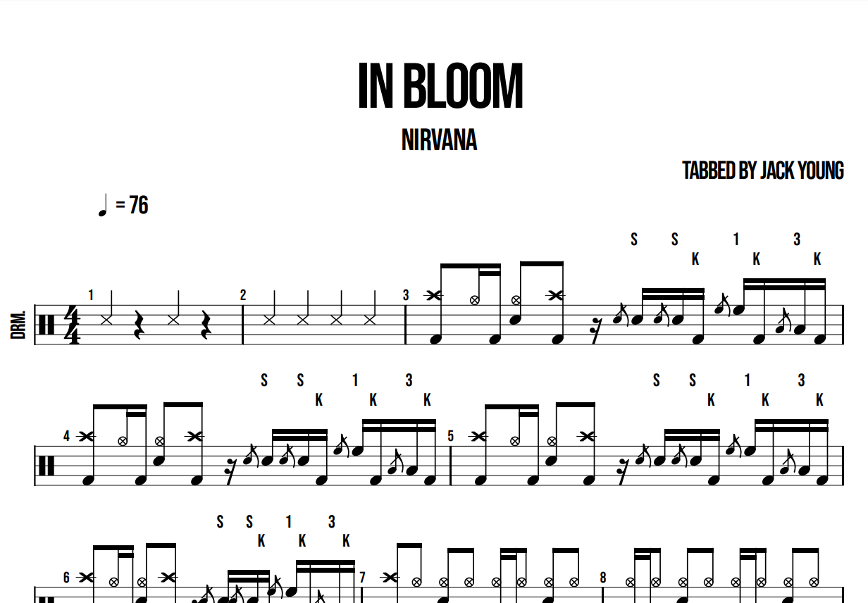 In Bloom - Nirvana – Jack Young Drums Teacher 🥁